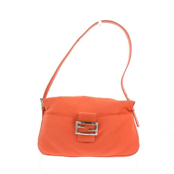Fendi | Bags | Fendi Shoulder Bag In Orange Fabric | Poshmark